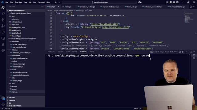 Build a Full Stack Movie Streaming App in Go – Golang, React, MongoDB, OpenAI API Project Course - 4