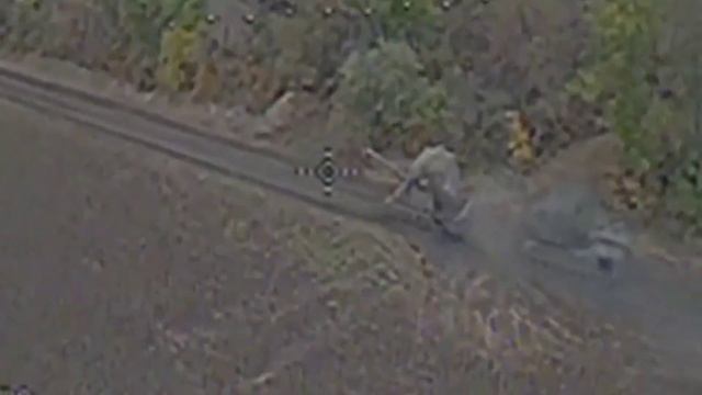 Кадры боев в населенном пункте Новое Запароская область.