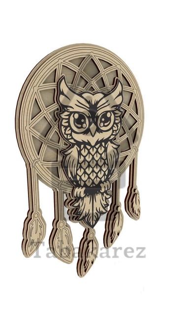 Панно Сова | Макеты резки
