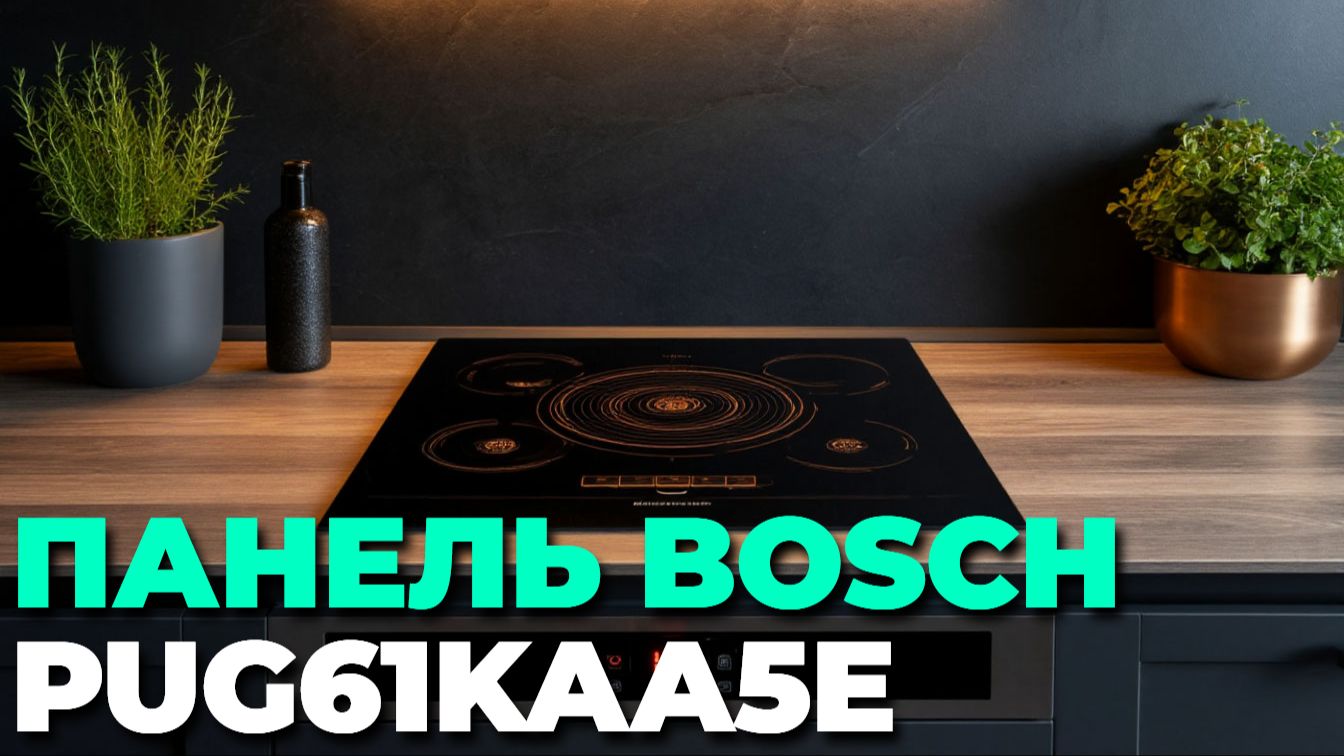 Топ 5 причин купить индукционную варочную панель BOSCH PUG 61 KAA 5 E