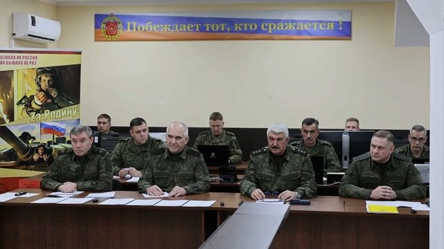 Президент России Владимир Путин посетил командный пункт группировки войск «Запад»