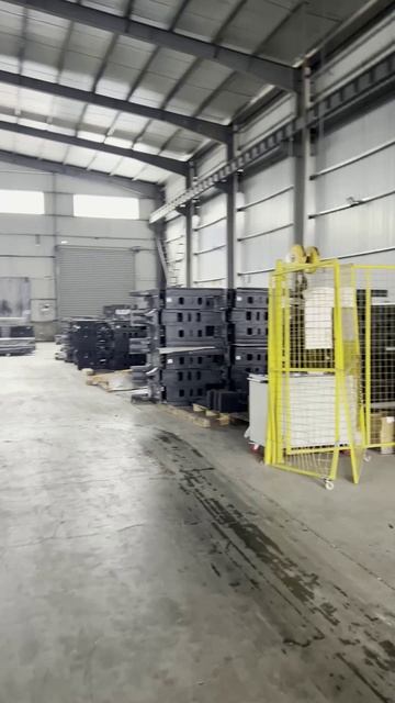 7. Обзор завода LANHAO Участок хранения корпусов, столов, станин