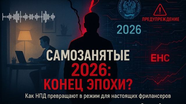 Самозанятые 2026–2028: почему эпоха “лёгких 4%” тихо умерла
