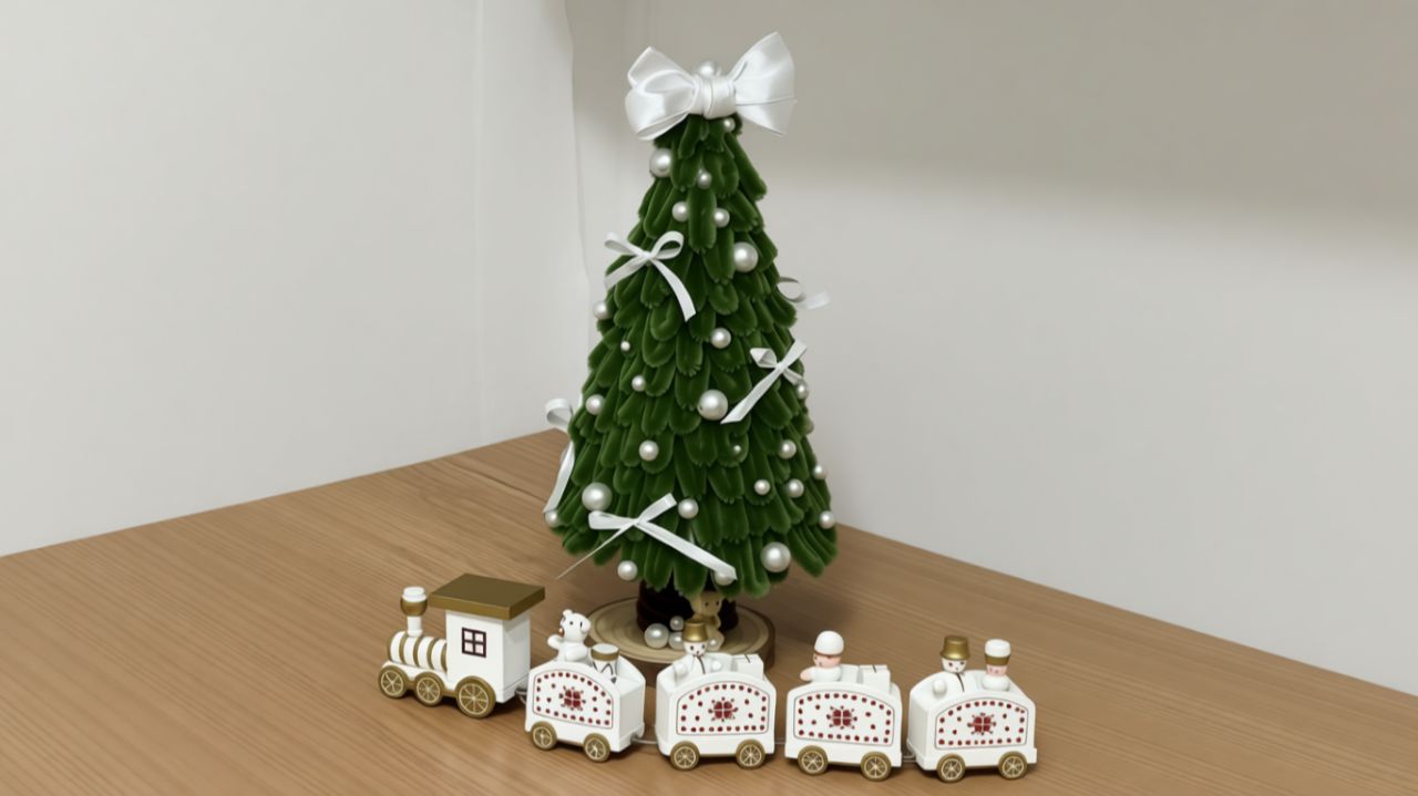 ЁЛОЧКА ИЗ СИНЕЛЬНОЙ ПРОВОЛОКИ