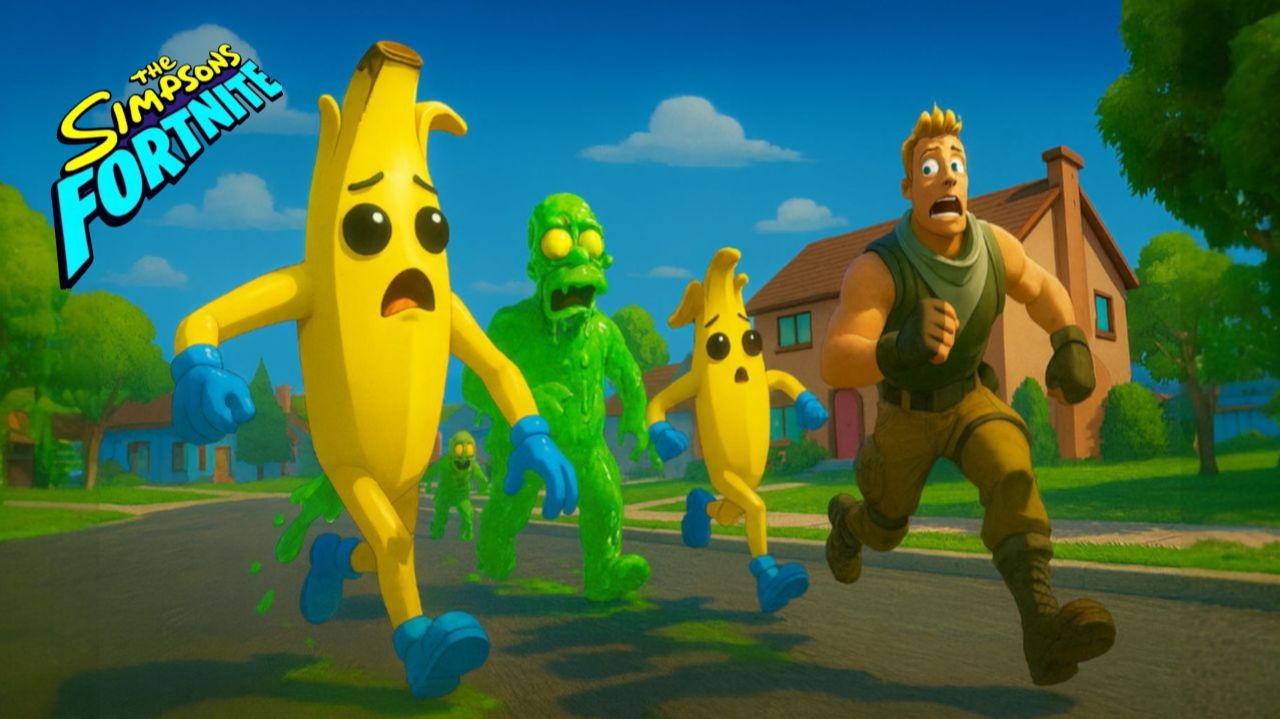 Прошли третью неделю всех миссий в The Simpsons в Fortnite