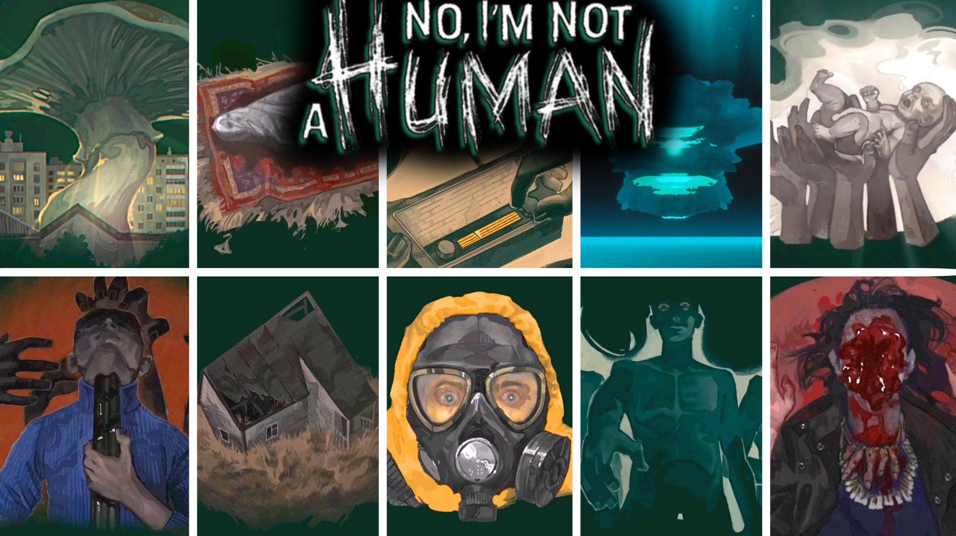 NO, I'M NOT A HUMAN ВСЕ КОНЦОВКИ В ОЗВУЧКЕ Ё РЕСТА ( НЕТ Я НЕ ЧЕЛОВЕК )