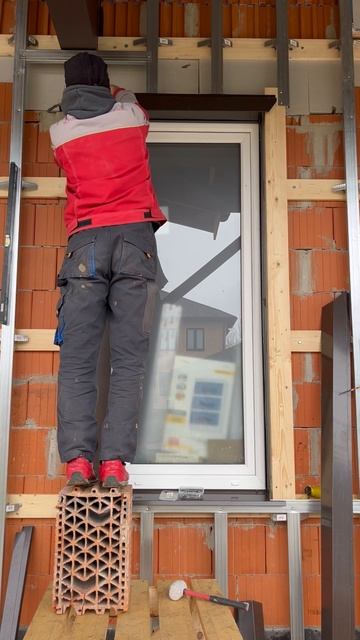 УСТАНОВКА ФАСАДА ПОД КИРПИЧ