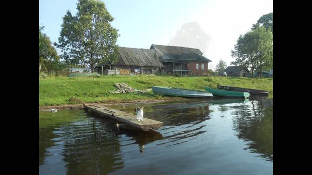 Тихо лодка плывет