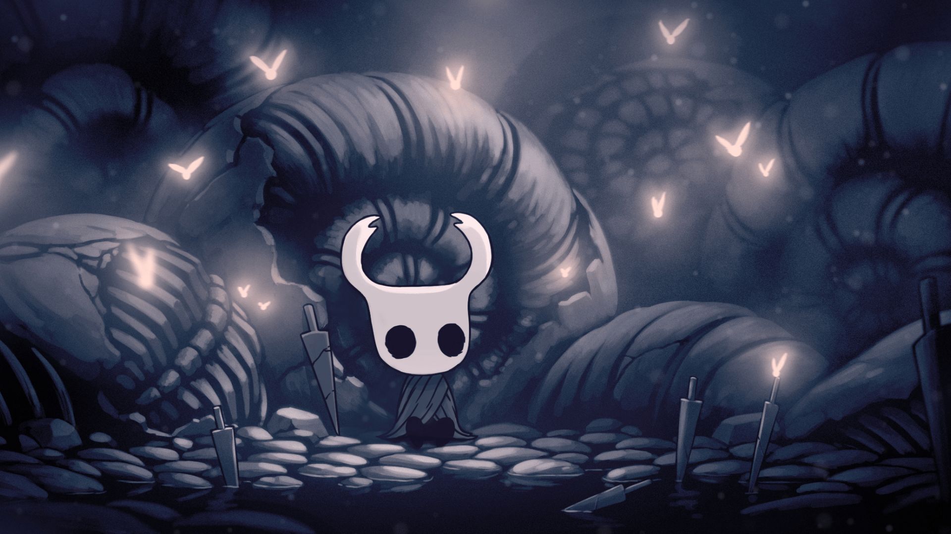 Hollow knight прохождение #1 (извините за звук немного плохо слышно)