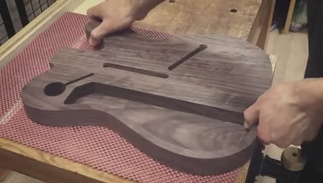 Rosewood Telecaster guitar building