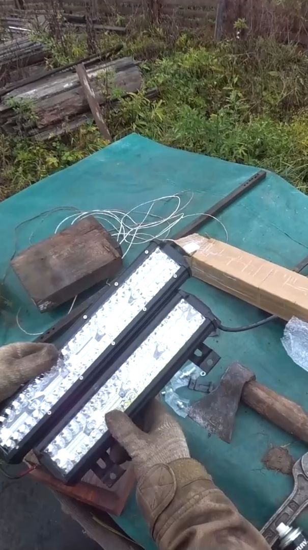 Осветим бездорожье: установка LED-балки на багажник вездехода!