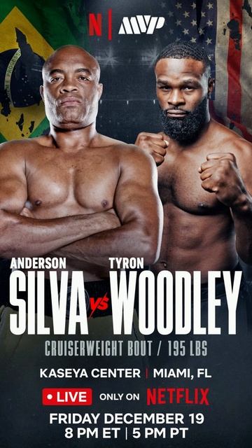 🔥 Силва VS Вудли 19.12.2025 🥊 #shorts #андерсонсилва #тайронвудли #силвавудли #бокс