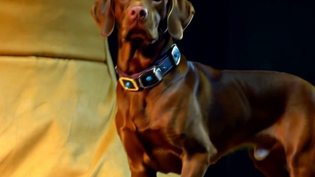 на запах ошейника