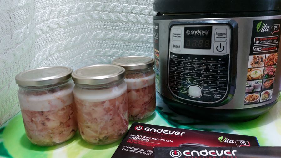 Тушенка в банках в мультиварке. Сухим способом. 24.11.25
