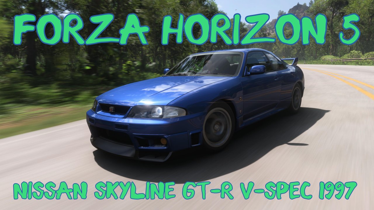 Nissan GT-R V-spec 1997 — непобедимая легенда японских автомагистралей в мире Forza Horizon 5 🌍⚡️
