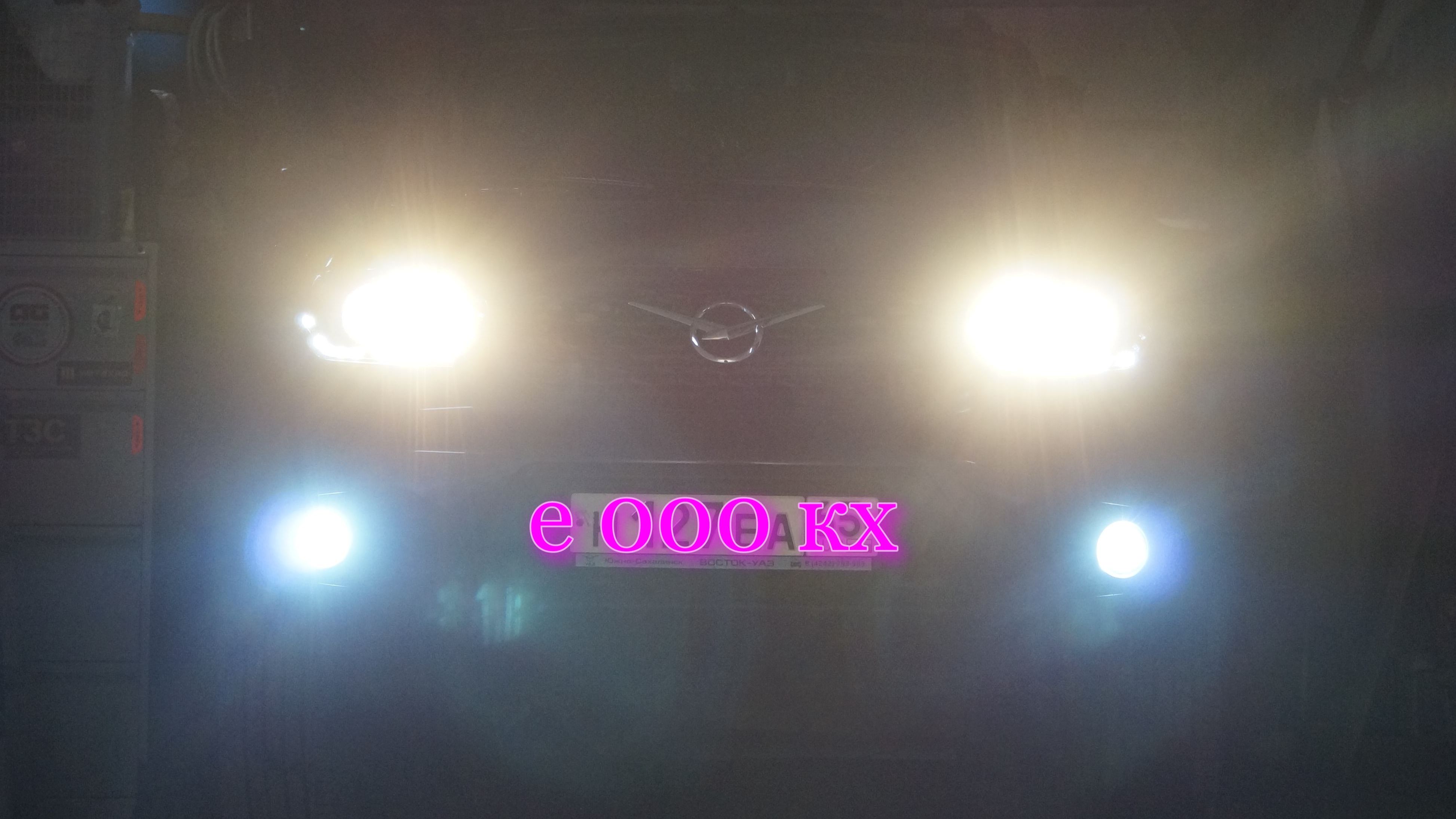 НОВЫЙ СВЕТ В ПРОТИВОТУМАННЫЕ ФАРЫ  УАЗ ПАТРИОТ