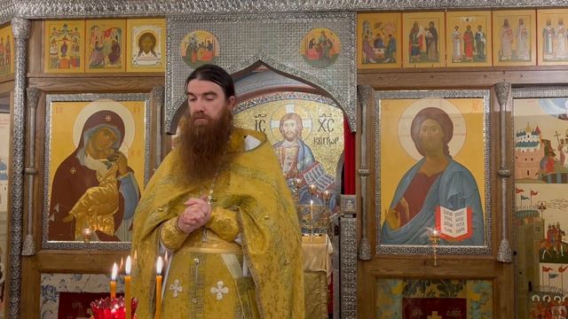 Проповедь свящ. Сергия Чуракова в Неделю 24-ю по Пятидесятнице 23 ноября 2025 г.