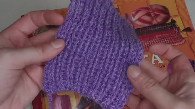 7 УЗОР | РЕЗИНКА В РЕЗИНКЕ | пышная плотная двойная резинка| вязальная машинка ИВУШКА