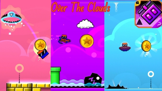 Over The Clouds | Geometry Dash Breez.