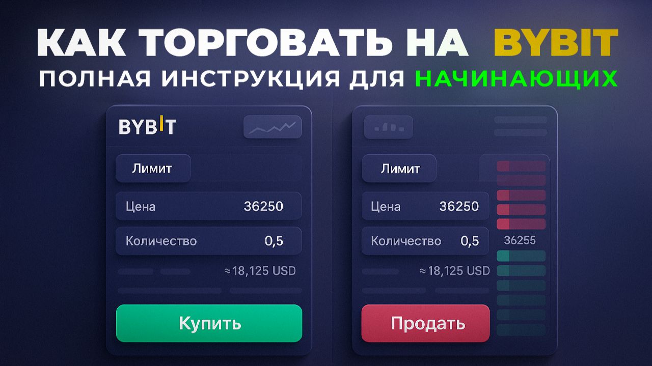 Как Торговать на Bybit (2025) | Покупка и Продажа Криптовалют для Начинающих