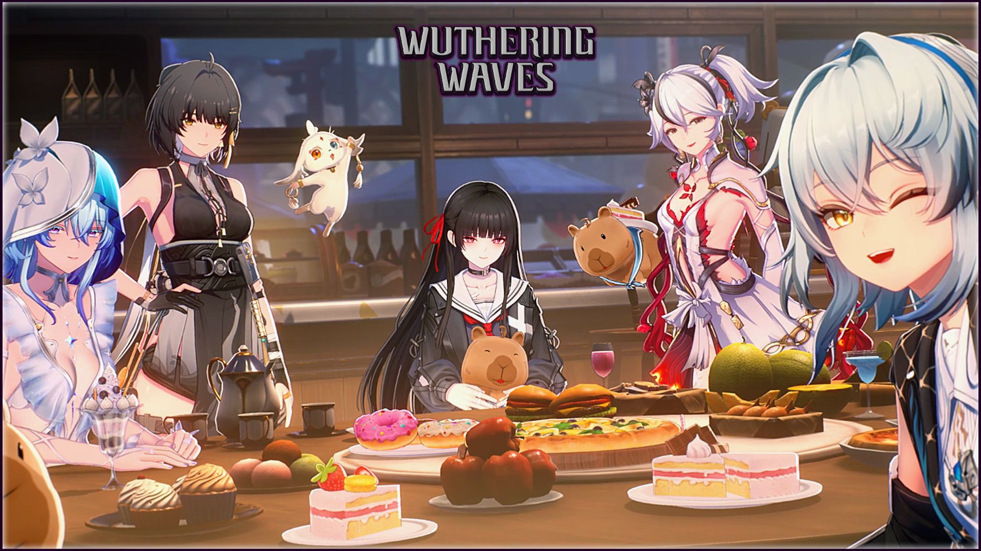 ВСЕ КАТ СЦЕНЫ WUTHERING WAVES 2.8 «TO THE CITY SET IN AMBER»