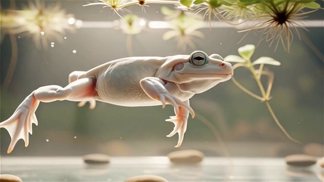 белая лягушка