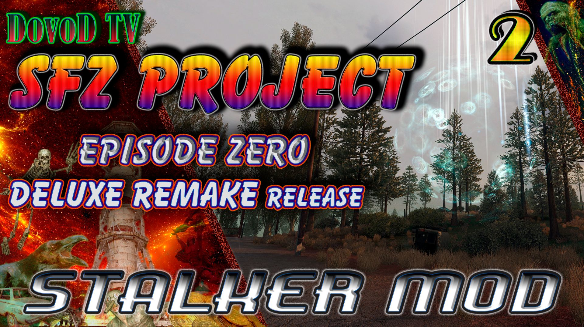 СТАЛКЕР. SFZ Project Episode Zero. DELUXE REMAKE #2.  Выход найден, но куда?