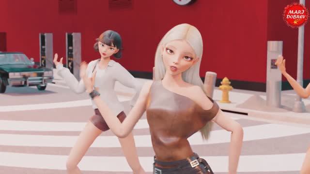 3D-анимация  JENNIE (from BlackPink) - MANTRA [RUS COVER BY SONYAN]