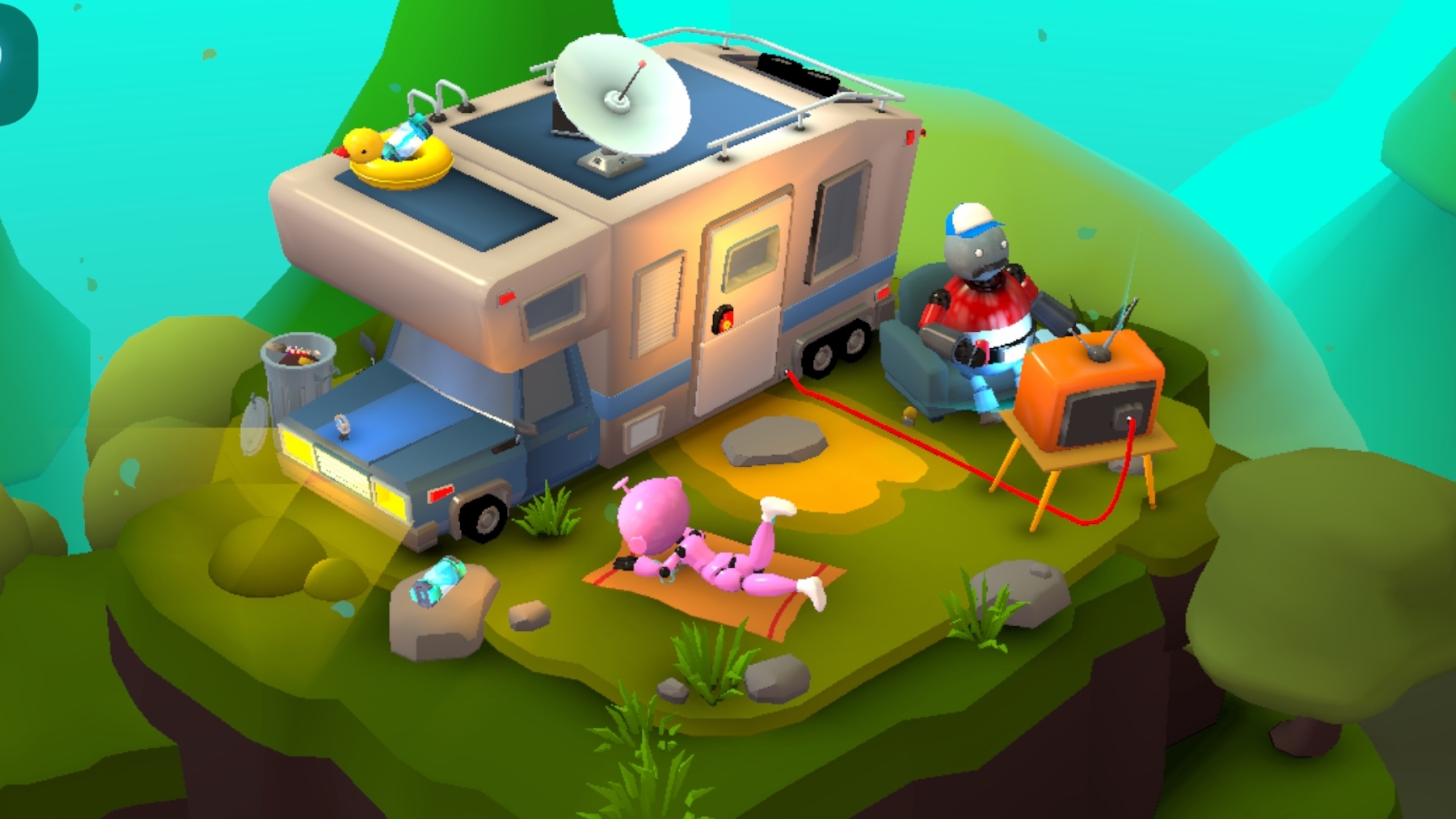 Tiny Robots Portal Escape | Кризис В Лагере | Прохождение