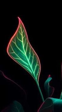 Neon Leaves