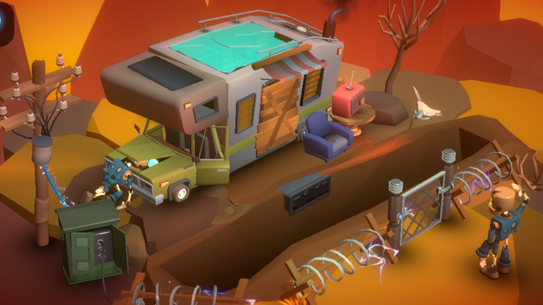 Tiny Robots Portal Escape | Ходячий Бот | Прохождение