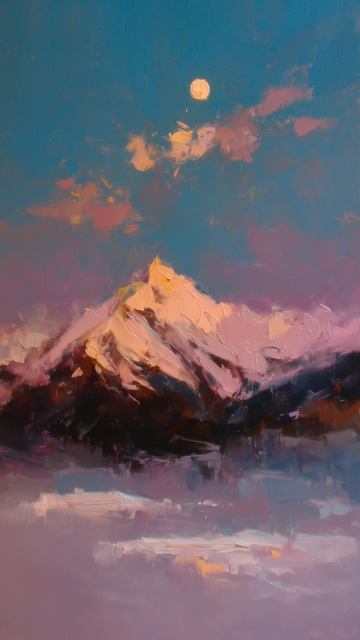 Безмолвная вершина (картина #1004) / Арт-студия Нормова