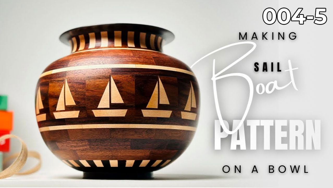 Сегментное точение чаши на токарном станке по дереву Необычная токарка по дереву № 004_5