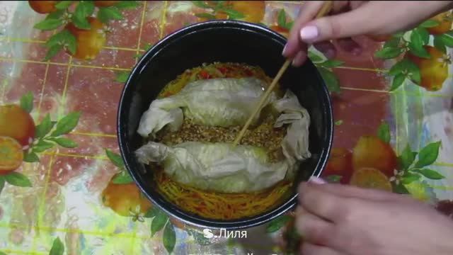 Гречка с котлетами сразу вместе в мультиварке...