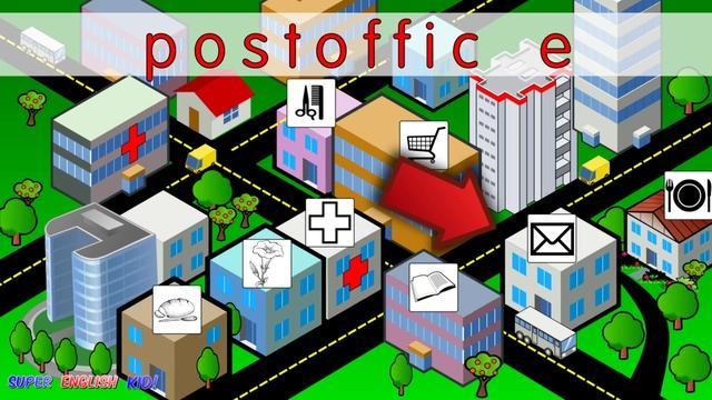 ♪ ♫ Prepositions Song and Vocab Spelling Chant for Kids (shops)♬