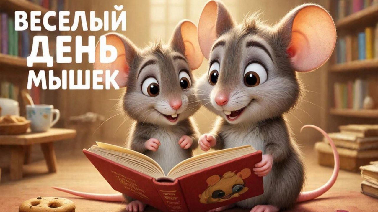 Мультфильм для детей. День весёлых мышат