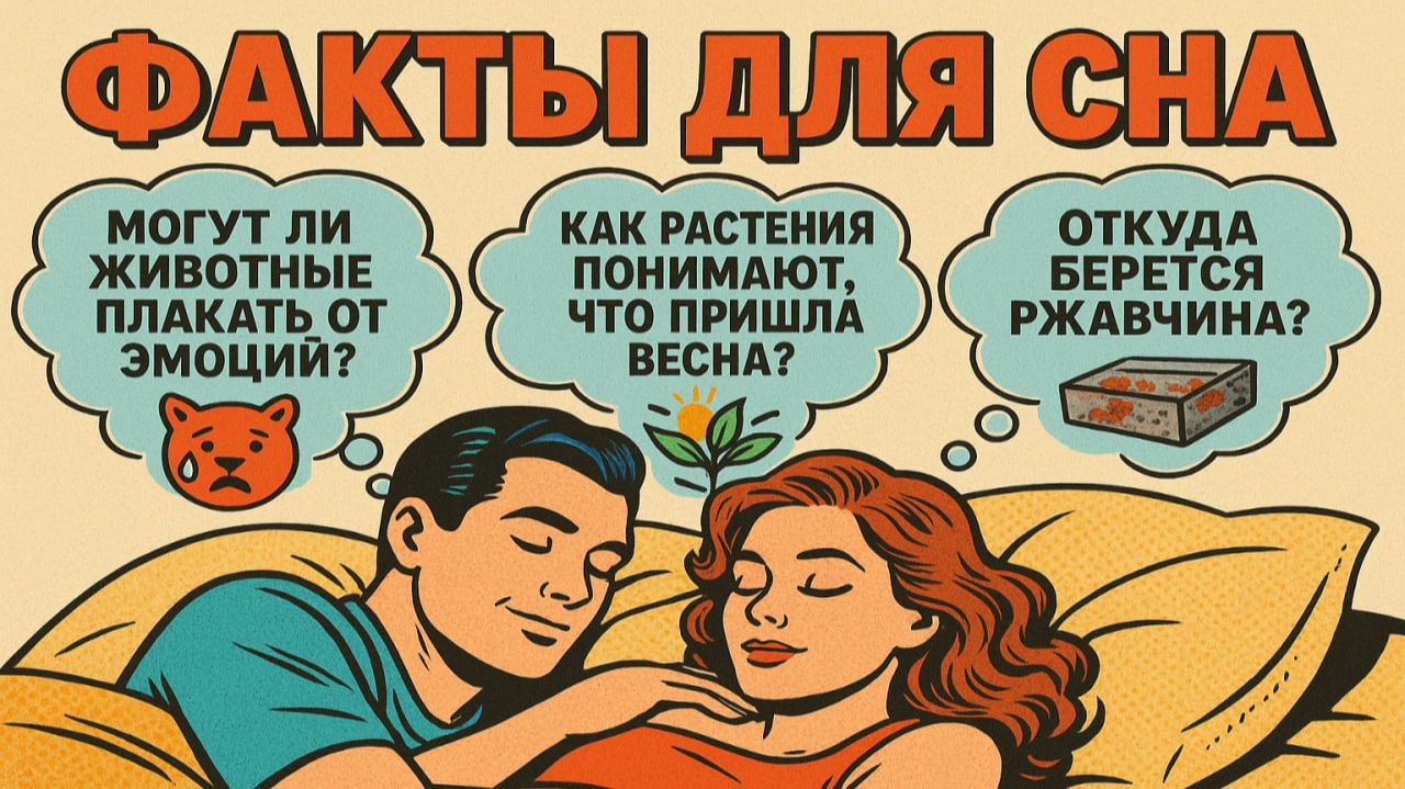 Факты перед сном: расслабляющие факты для быстрого сна №49