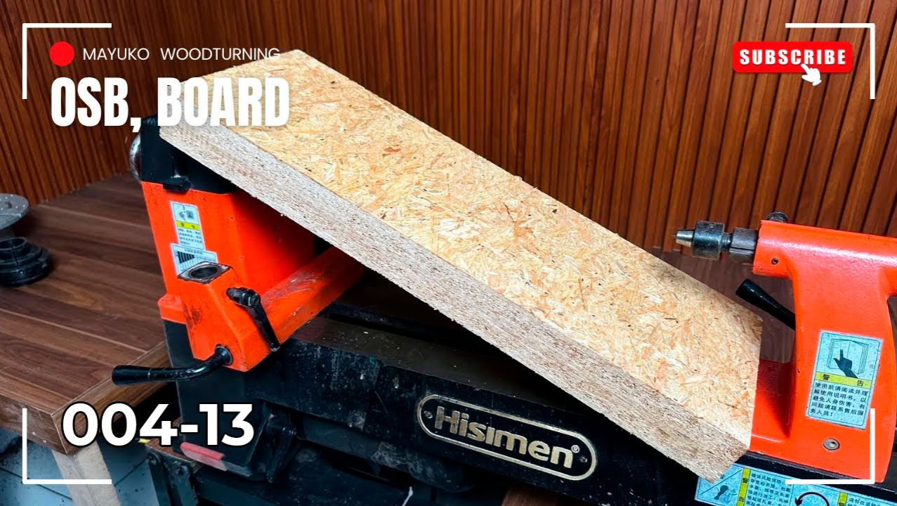 Сегментное точение Мини-бочонок из OSB с уникальным рисунком, токарка по дереву№004_13