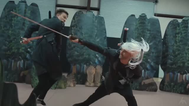 Witcher vs Witcher THE WITCHER  - Бой на мечах