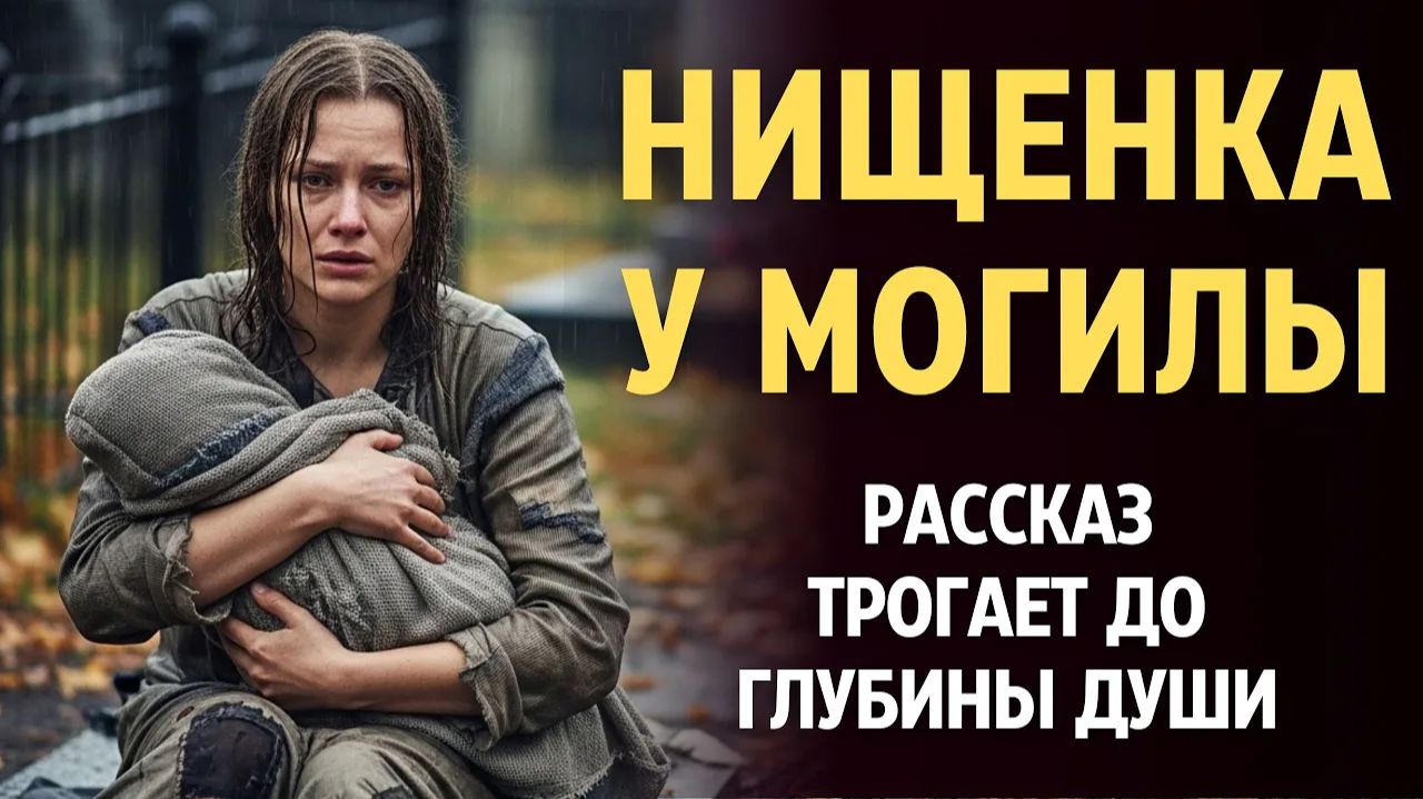 «НИЩЕНКА У МОГИЛЫ». Я плакала когда читала эту историю... Рассказ, который вы запомните. История.