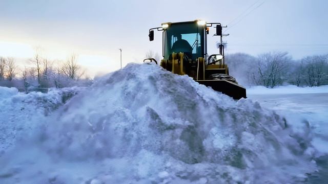 🚜 Уборка и вывоз снега “под ключ”. Работаем без выходных!#ВывозСнега #УборкаТерритории #Спецтехника