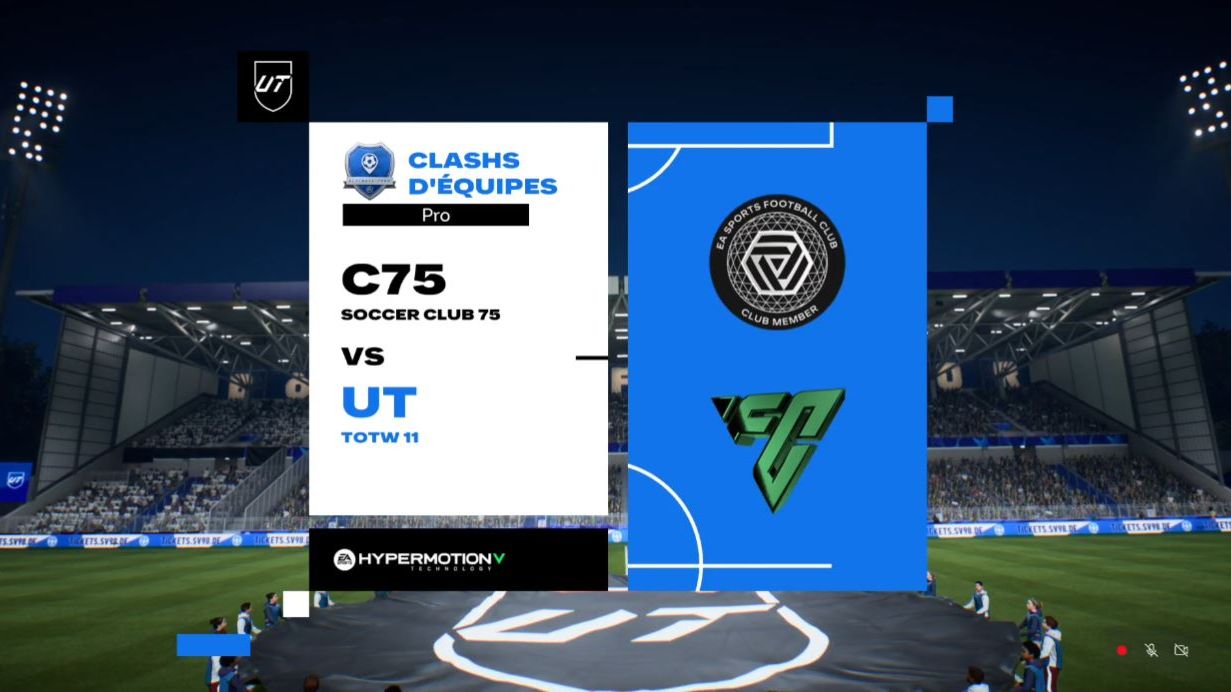 Clash Equipe • Soccer Club 75 🆚 TOTW 11