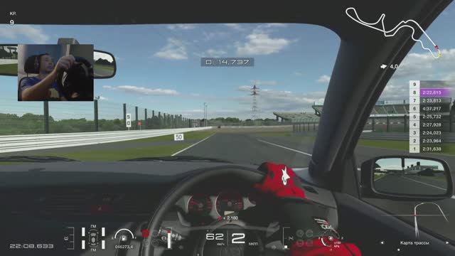 PS4 PRO - Moza R5 - Gran Turismo 7 - Испытания - вторая неделя - карьера 057 - brook Raslution 2