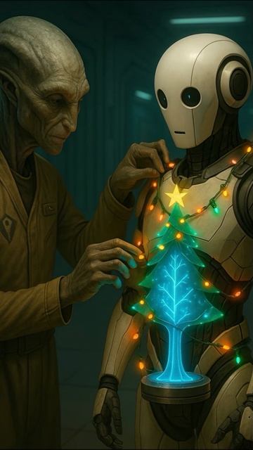 Новогодняя песня от экипажа 32й базы  #космос #мультфильм #новыйгод #рождество2026 #2026