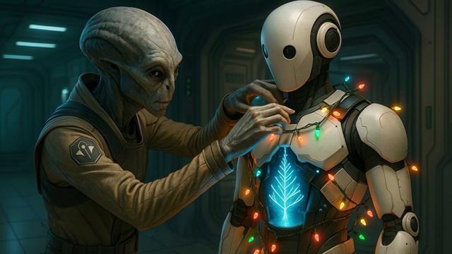 Новогодняя песня от экипажа 32й базы #новыйгод2026 #новыйгод #праздник #фантастика #sci_fi