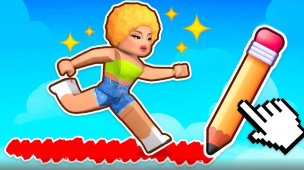 Нарисуй что то чтобы не умереть в роблоксе