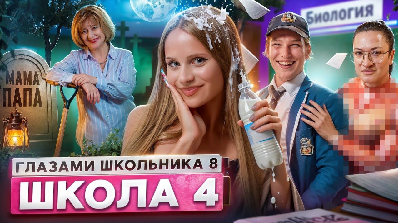 ШГШ От первого лица: Школа 8 сезон 4 серия  😮💨 СТАЛ БЕЗДОМНЫМ 😱 ОТЕЦ ЗАСТУКАЛ с ДОЧКОЙ