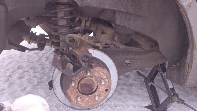 Замена колодок митсубиси