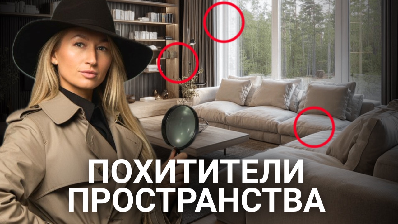 ТОП 5 вещей, которые СЖИРАЮТ пространство и делают интерьер ТЕСНЫМ (и чем их заменить!)