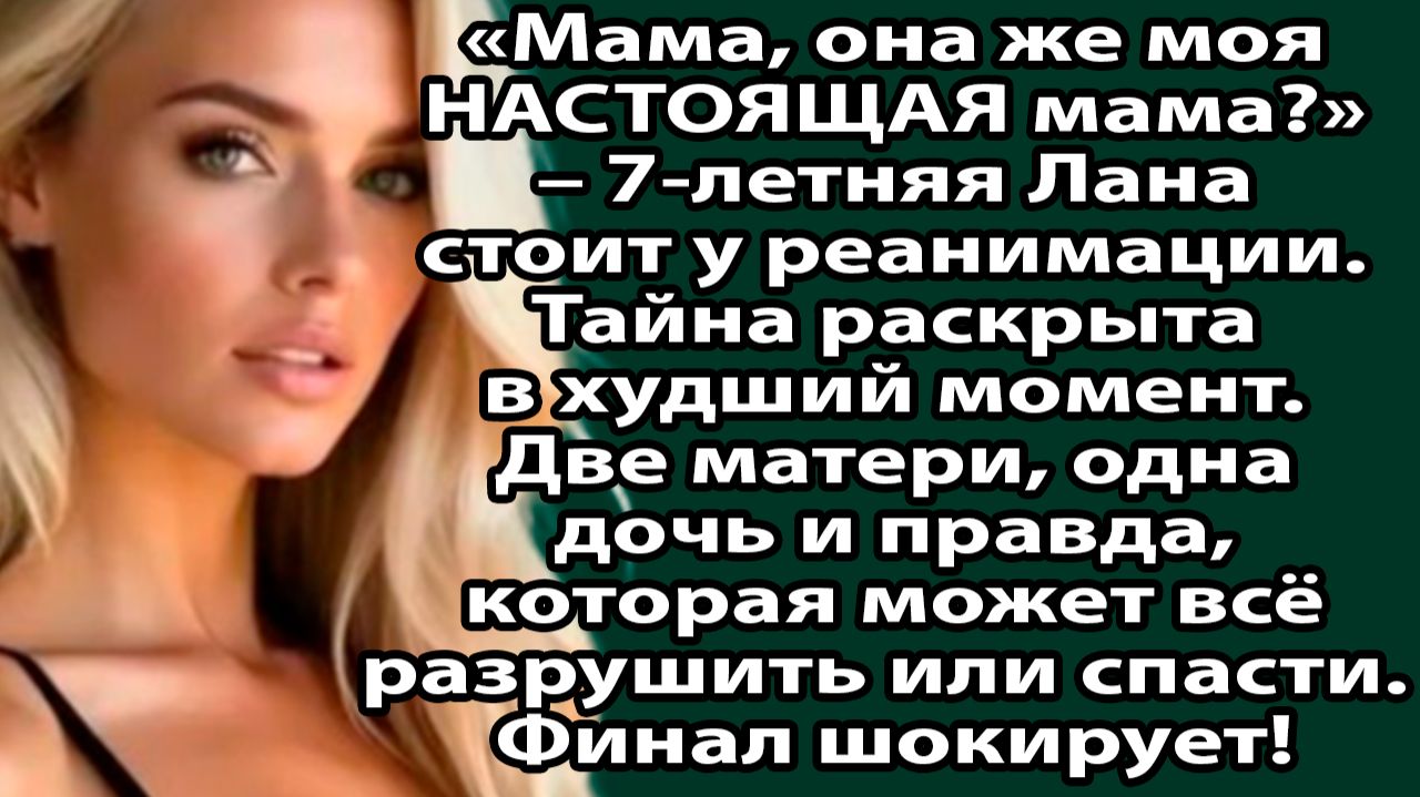 «Тётя Таня умирает!» – закричала дочь. Тогда я открыла страшную тайну, которую скрывала 7 лет